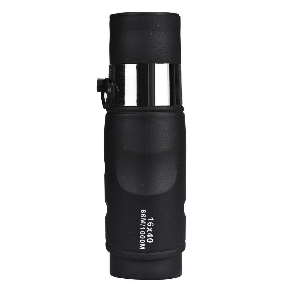 Toxz High Power 16X40 HD Optics BAK4 Night Vision Monocular Telescope Rotate Focus,Black Portable Monocular Telescope