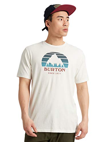 Burton Mens Underhill Short Sleeve, Stout White New, Medium