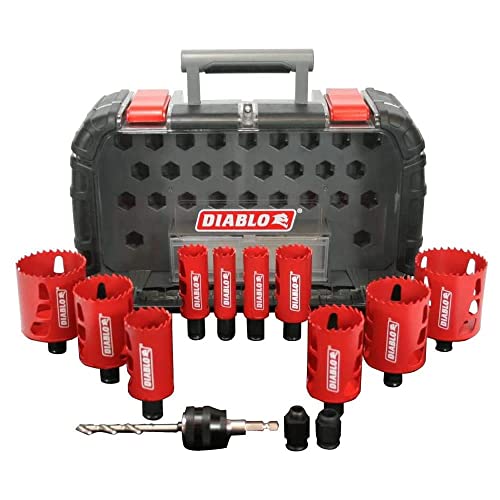 Diablo 14Piece High Performance Hole Saw For Plastic