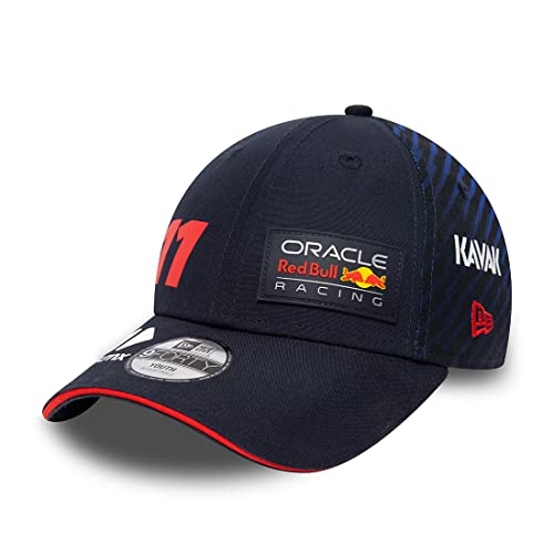 New Era Sergio Czech Perez Driver Cap Red Bull Racing F1 9Forty Adjustable for Kids, Navy blue, Talla Ășnica