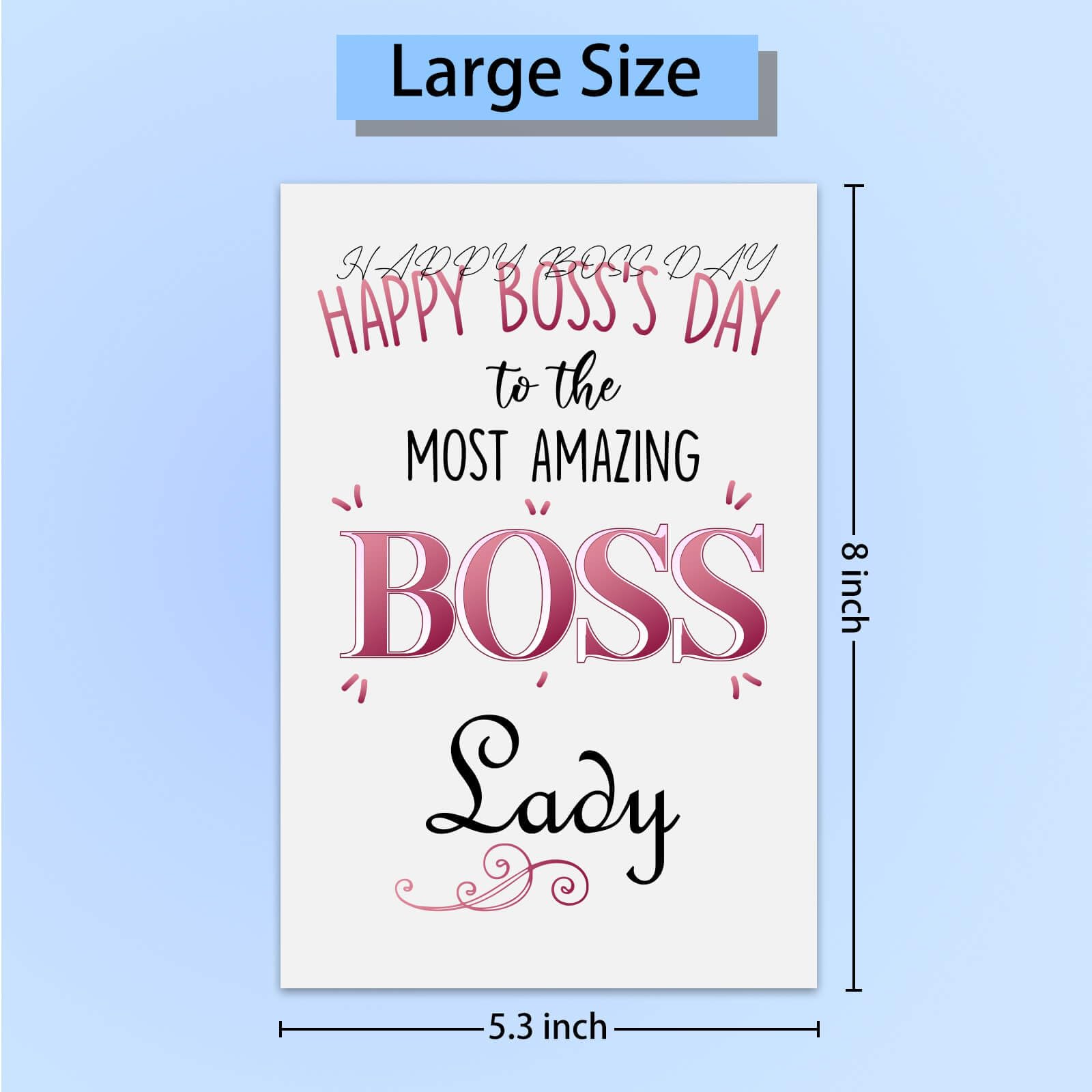 Hincoo Employee Appreciation Gifts, Best Boss Gifts For Women, Bosses Day Card, Bosses Day Gifts For Women, Bosses Day Gifts For Men, Boss Lady Gifts For Women, Boss Day Gifts For Women