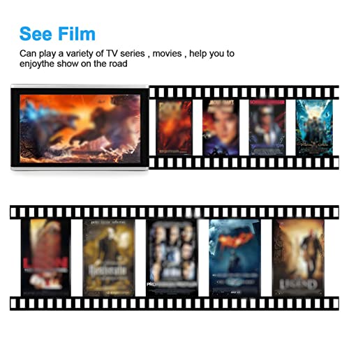 Demeras Headrest Video Players, Easy Installation Sensitive Car Headrest Monitors for 9.0