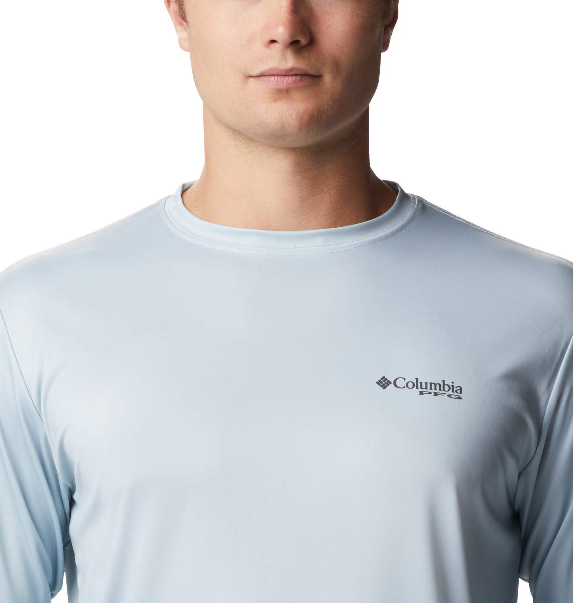 Columbia Men's Terminal Tackle PFG State Fish Flag Long Sleeve, Cool Grey/Alabama, XX-Large