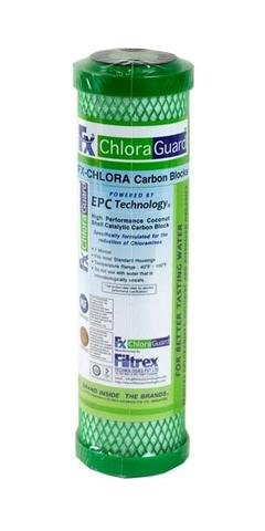 Filtrex (FX10CHLORA 9.75"X2.75" CHLORAGUARD CHLORAMINE Removal Carbon Block Filter