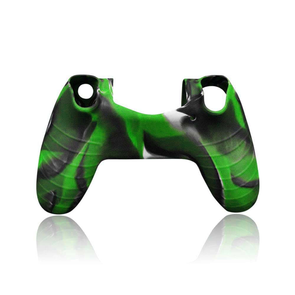 OSTENT Protective Silicone Gel Soft Case Cover Pouch Sleeve for Sony PlayStation 4 PS4 Controller Color Light Green