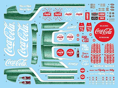 MPC 1969 Dodge Charger RT (Coca Cola) Snap (2T) 1:25 Scale Model Kit
