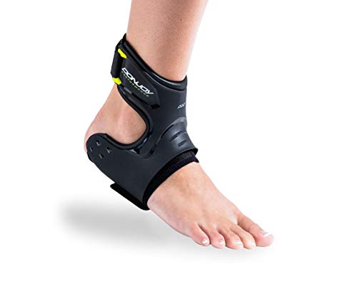 DonJoy Performance POD Ankle Brace, Best Support for Stability, Ankle Sprain, Roll, Strains for Football, Soccer, Basketball, Lacrosse, Volleyball - Medium - Right - Black