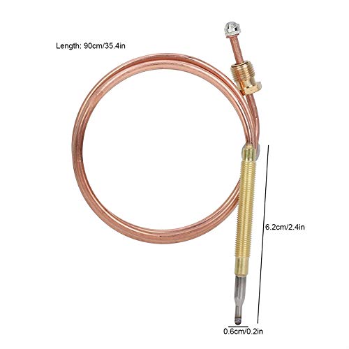 Fdit Gas Stove Universal Thermocouple Fireplace Replacement Kit Adaptors for BBQ Grill Gas Water Heater