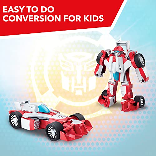 Transformers Playskool Heroes Rescue Bots Academy Road Rescue Team Trailer 4-Pack Converting Toy