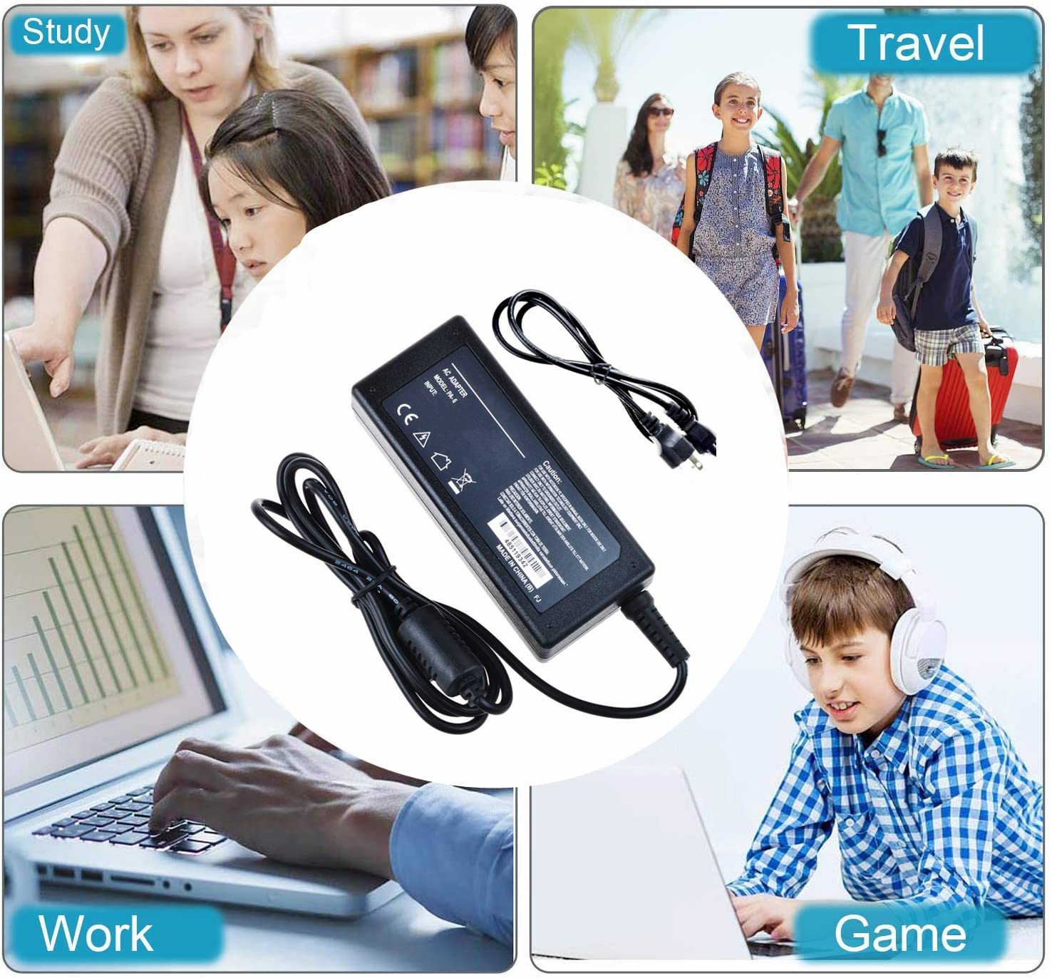 Jantoy Barrel Tip Global AC/DC Adapter for CRESTRON PW-2420RU Power Pack PWI-2420RU TR9CI2500CCP-Y-139444 GT-21126-6024 Touch Panel ITE