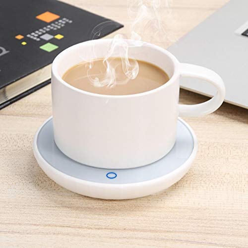 Coffee Cup Warmer, Electric Coffee Warmer Plate for Office Home Desk Use, Tea Mug Warmer for Coffee Milk Tea Water Cocoa, Auto Power Off(US)
