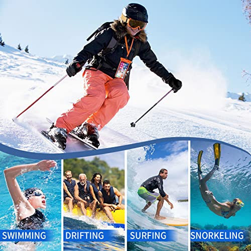 Niveaya Universal Waterproof Phone Case - 2 Pack, IPX8 Shockproof Waterproof Phone Pouch Dry Bag for iPhone 14 13 12 11 Pro Max SE 2020 XS Max XR X 8 7 6s Plus S10 S9 S20 S21 Note 20/10.