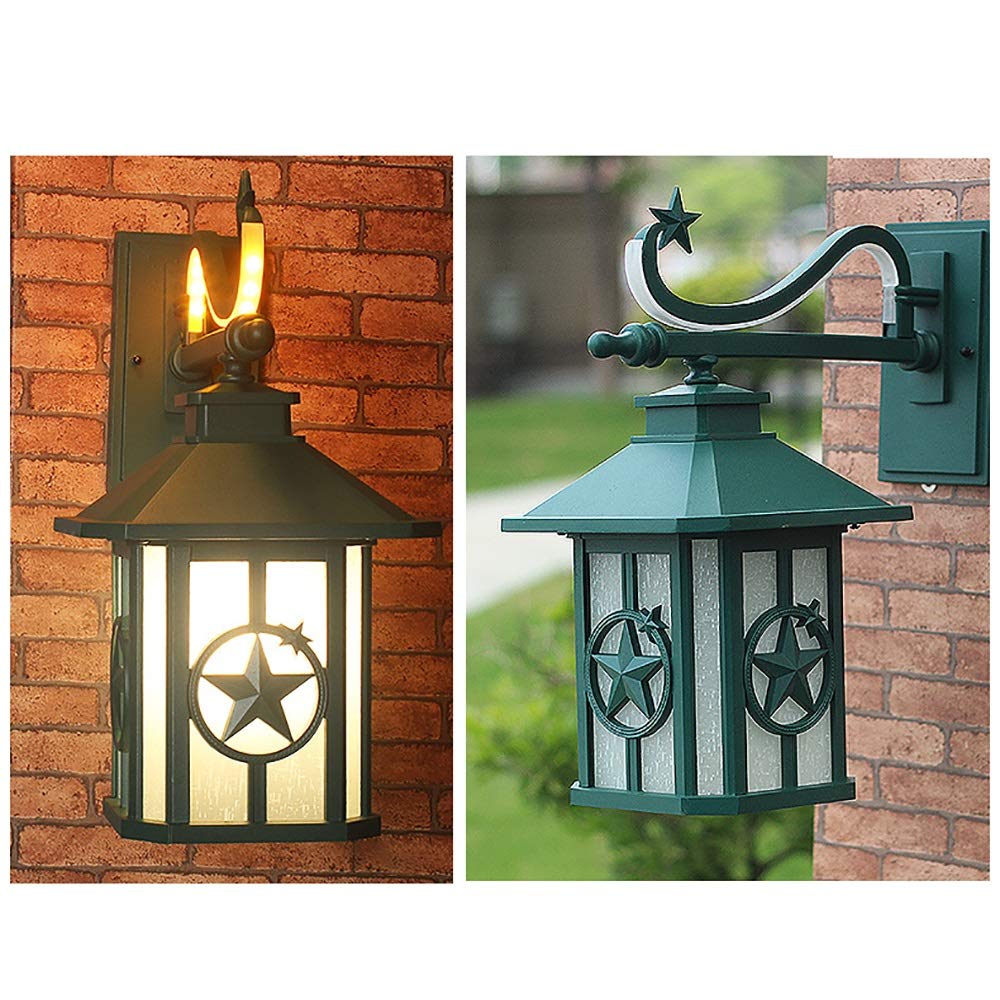 TANGIST Delicate LED Outdoor Wall Light/Retro Waterproof Wall Light/Solar Villa Garden Aisle Door Light High Taste Home Decoration