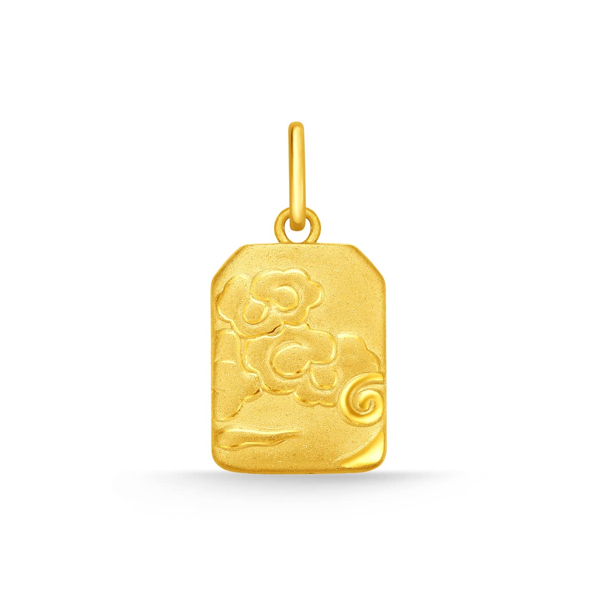 CHOW TAI FOOK 999 24K Pure Gold Ruyi Omamori Pendant
