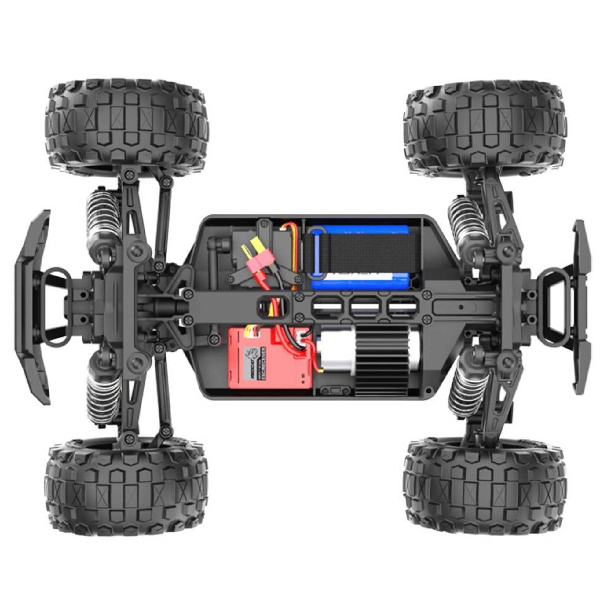 Redcat Racing Volcano-16 1/16 Scale Monster Truck - Blue