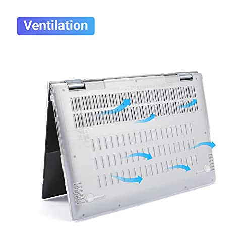 mCover Case Compatible for 2021-2022 14" Dell Inspiron 14 5406 Series 2-in-1 Convertible Laptop Computer ONLY (NOT Fitting Other Dell Models) - Black