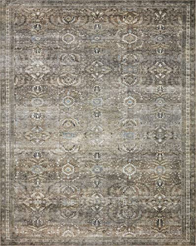 Loloi II Layla Collection LAY-13 Antique/Moss, Traditional 2'-6" x 7'-6" Runner