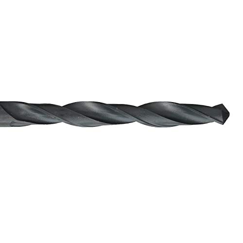 Drill America - DWDN3/8P6 3/8" High Speed Steel Black Oxide Drill Bit (Pack of 6), DWDN Series