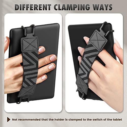 MoKo Case Fit 2018/2017 iPad 9.7 5th / 6th Generation + Security Hand-Strap for 6-8" Kindle eReaders Fire Tablet