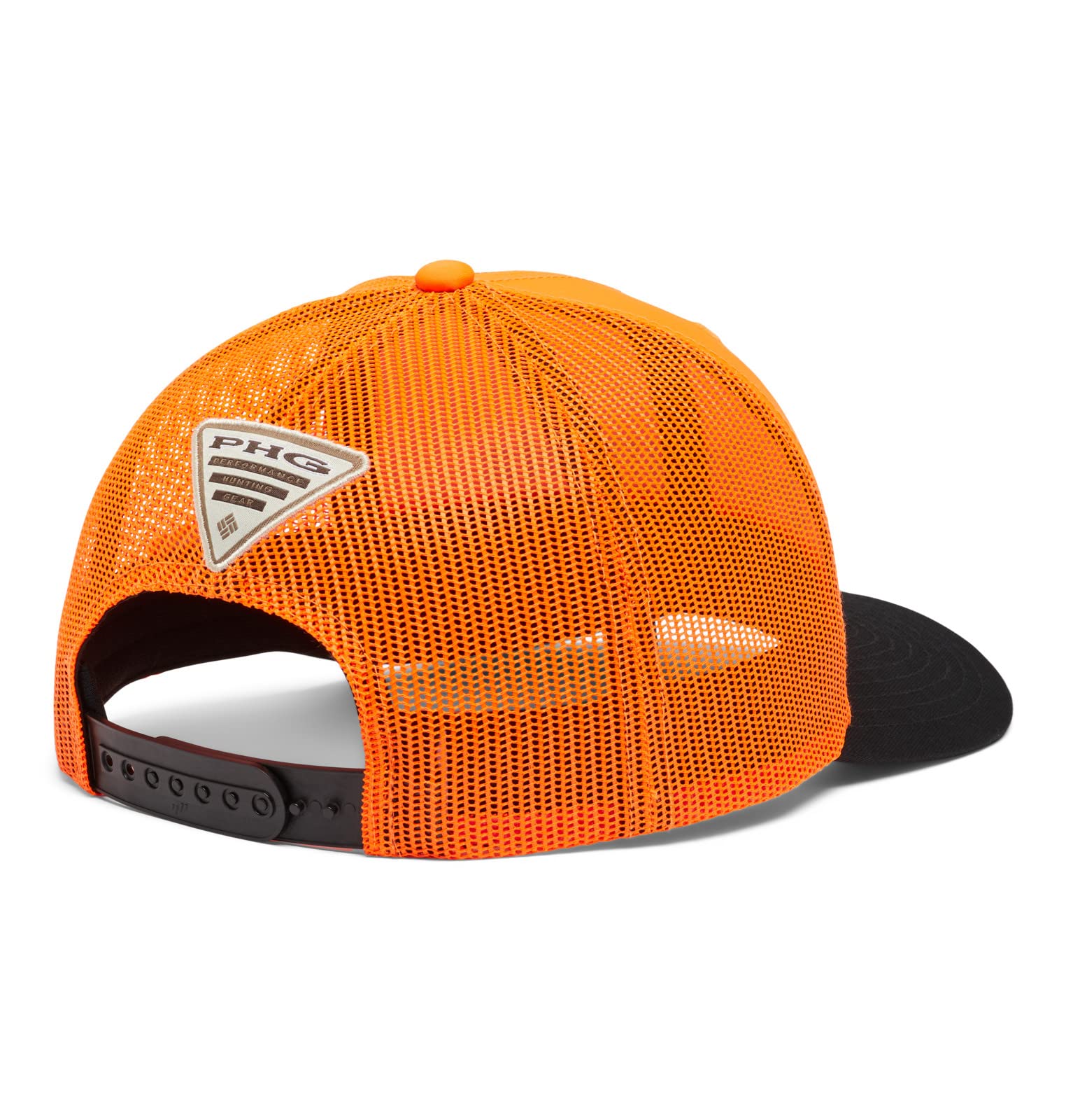 Columbia Unisex PHG Logo Mesh Snap Back - High, Blaze/Black, One Size