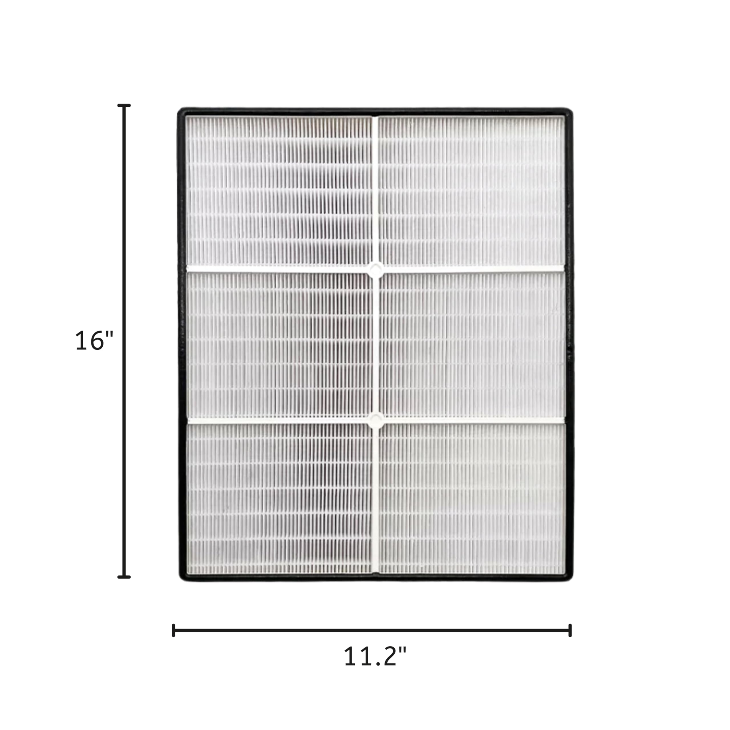 Nispira True HEPA Filter (Small) with 4 Pre-Carbon Filters Compatible with Whirlpool Whispure Air Purifier Models AP150 AP250 AP25030K APR25530L Compared to Part # 1183051 1183051K Small Filter. 1 Set