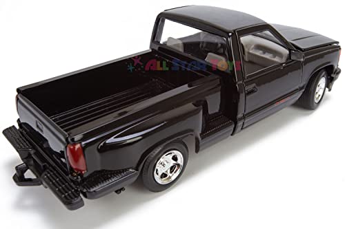 Motormax 1992 GMC Sierra GT Pickup Truck 1/24 Diecast Model Car Black 73204