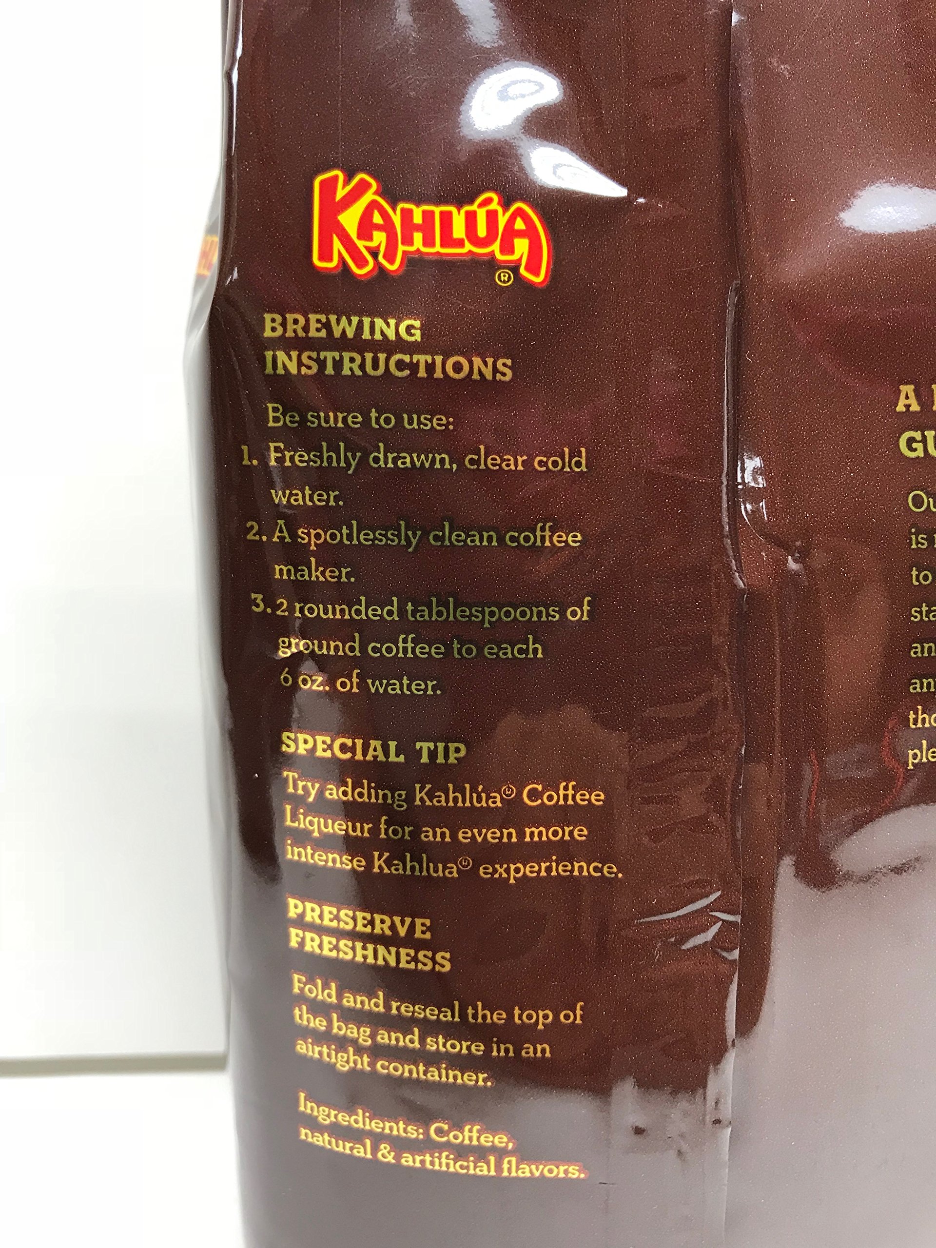 Coffee Kahlua Mocha Gourmet Ground Coffee, 12-Ounce Bags (Pack of 2)