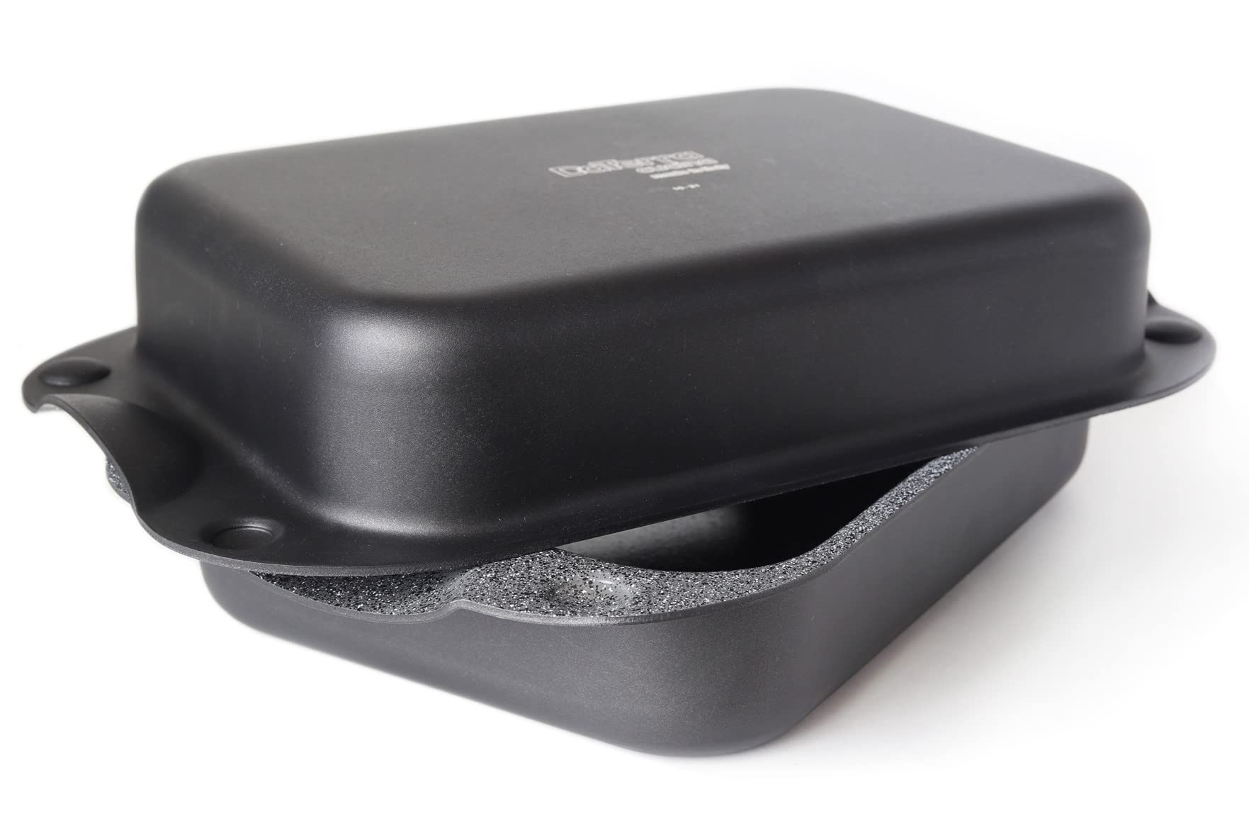 DaTerra Cucina Covered Roaster - With Natural Nonstick Ceramic Coating, Safe For StoveTop and Oven Use