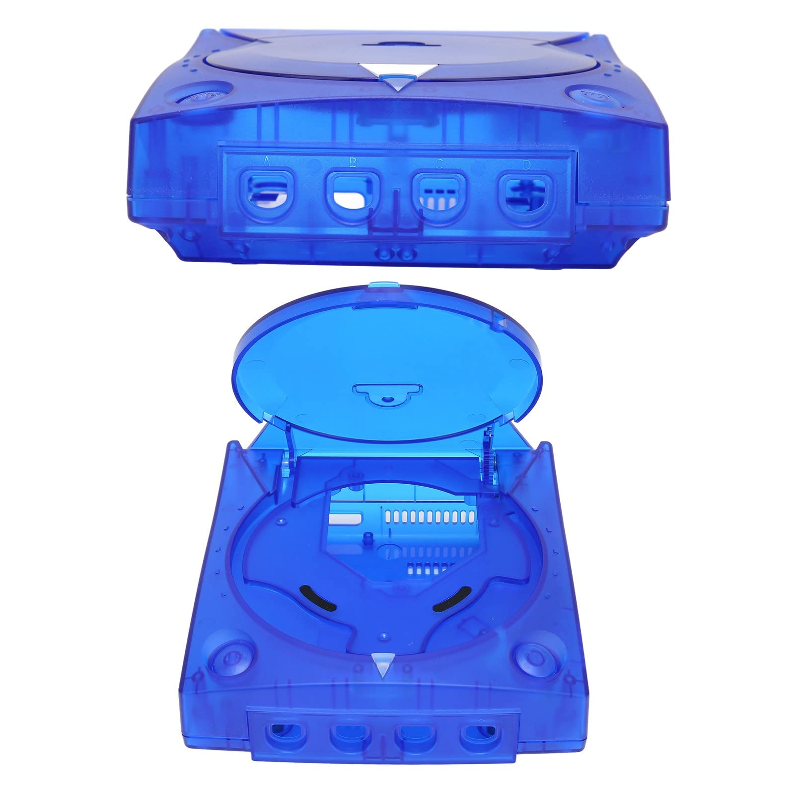 Translucent Plastic, Scratch Resistant Blue Shock Absorption Plastic Housing Shell for SEGA Dreamcast DC