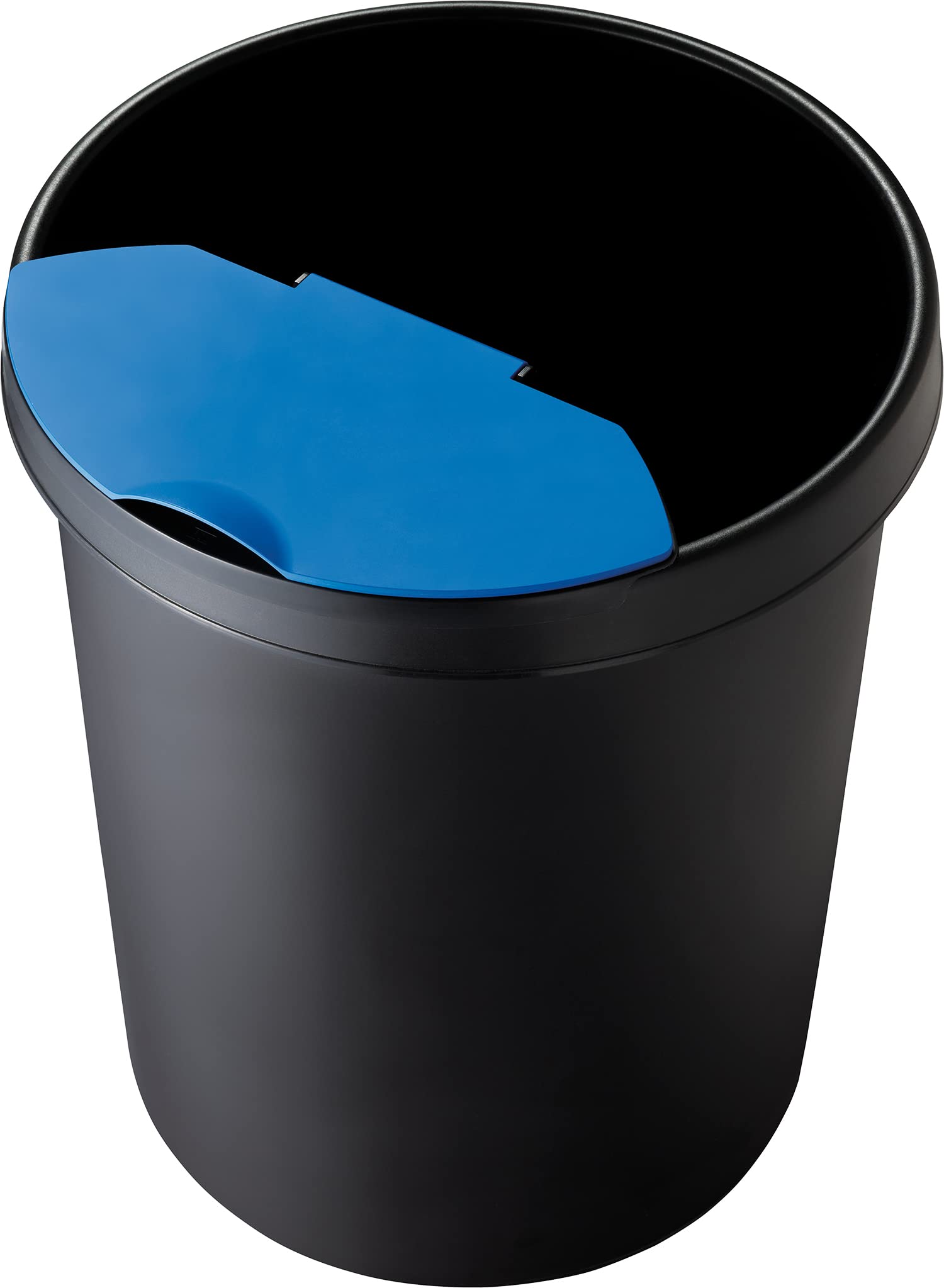Helit H6106175 Large Waste Bin 30 L, Brown