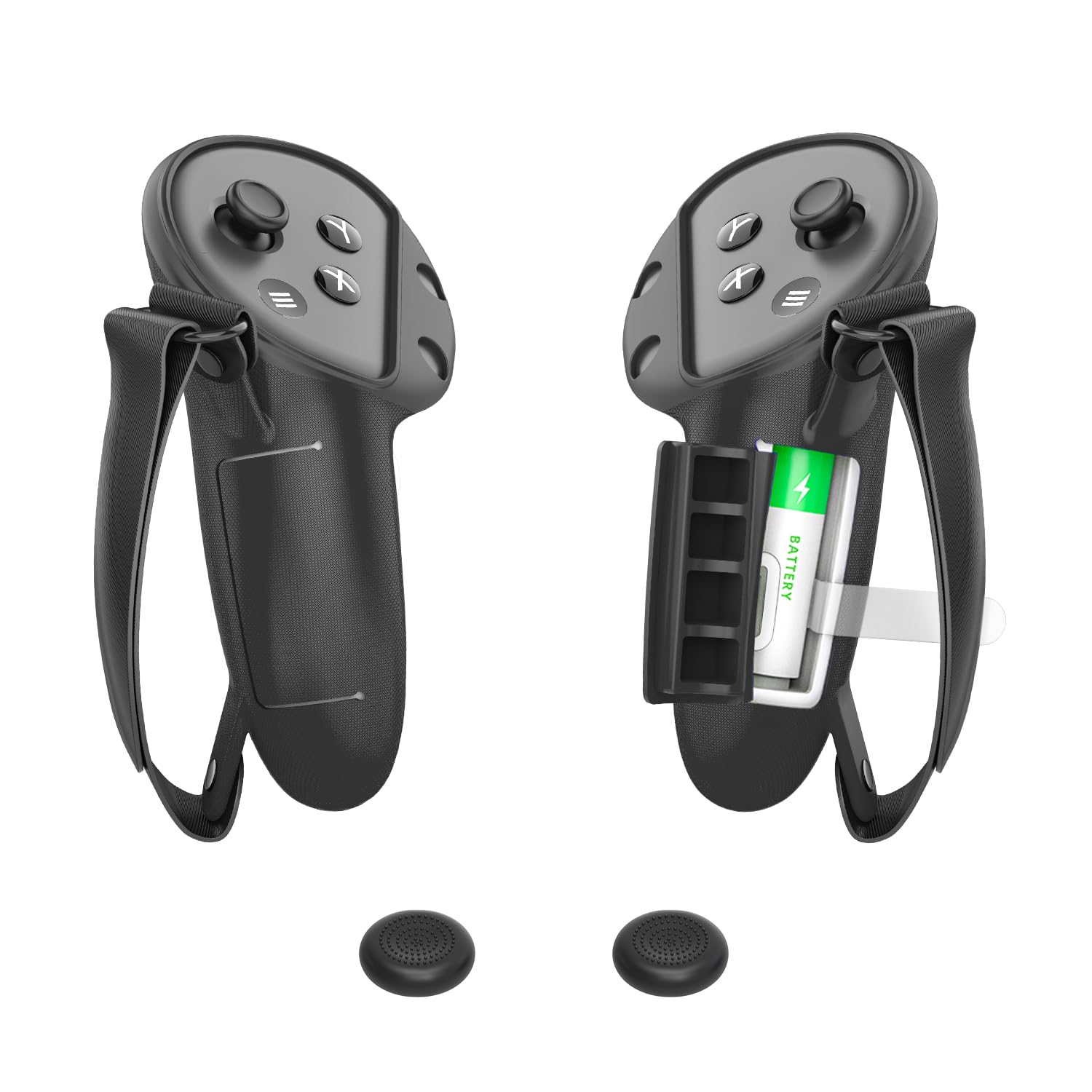 Relohas Deluxe 5 in 1 Silicone Accessories for Meta Quest 3, VR Protective Case Set