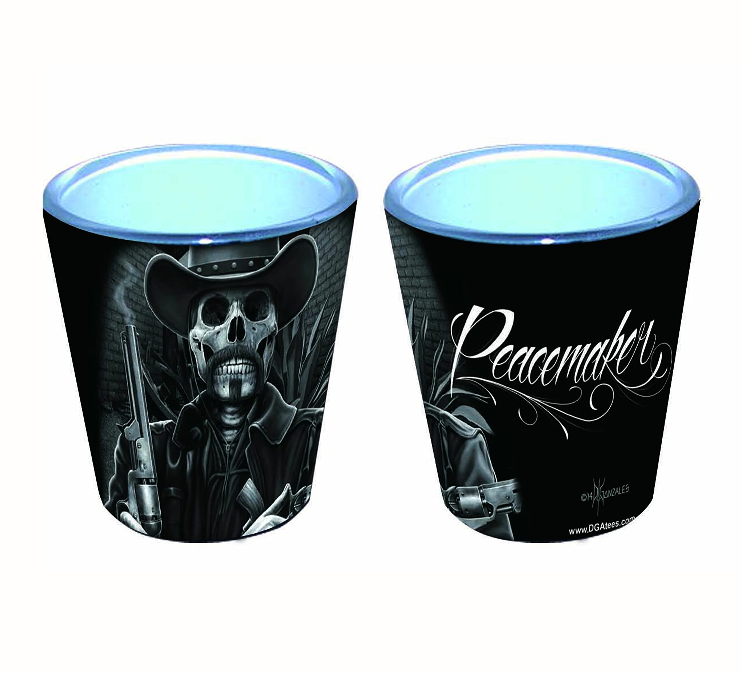 David Gonzales Art Shot Glass - Western - Set of 3