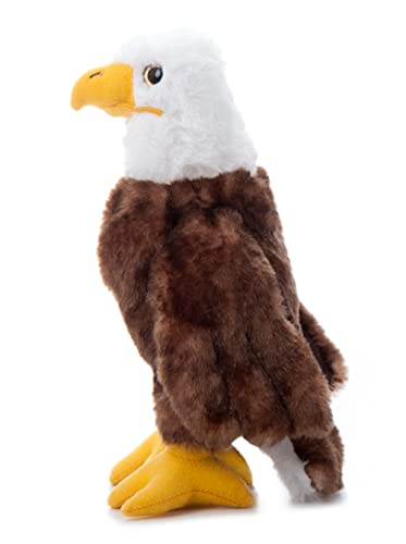 The Petting Zoo Bald Eagle Stuffed Animal, Gifts for Kids, Wild Onez Zoo Animals, Bald Eagle Plush Toy 9 inches
