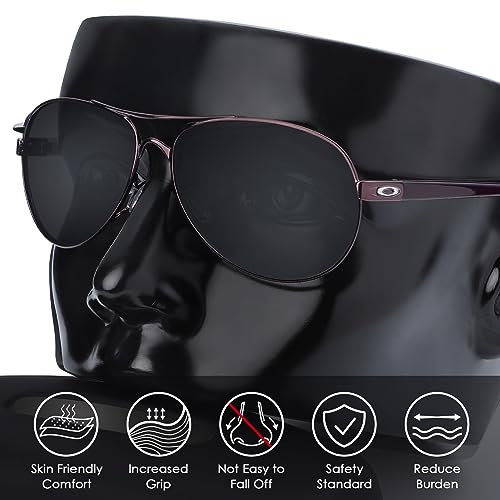BLAZERBUCK Clear Replacement Nose Pads Nose Piece for Oakley Feedback Sunglass OO4079-1 Pair