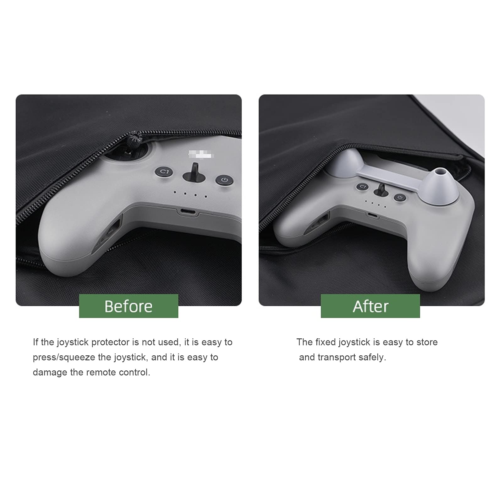VBESTLIFE Joystick Protector, Rocker Protector Cover Save Space with High‑Strength Plastic for Protective Effects