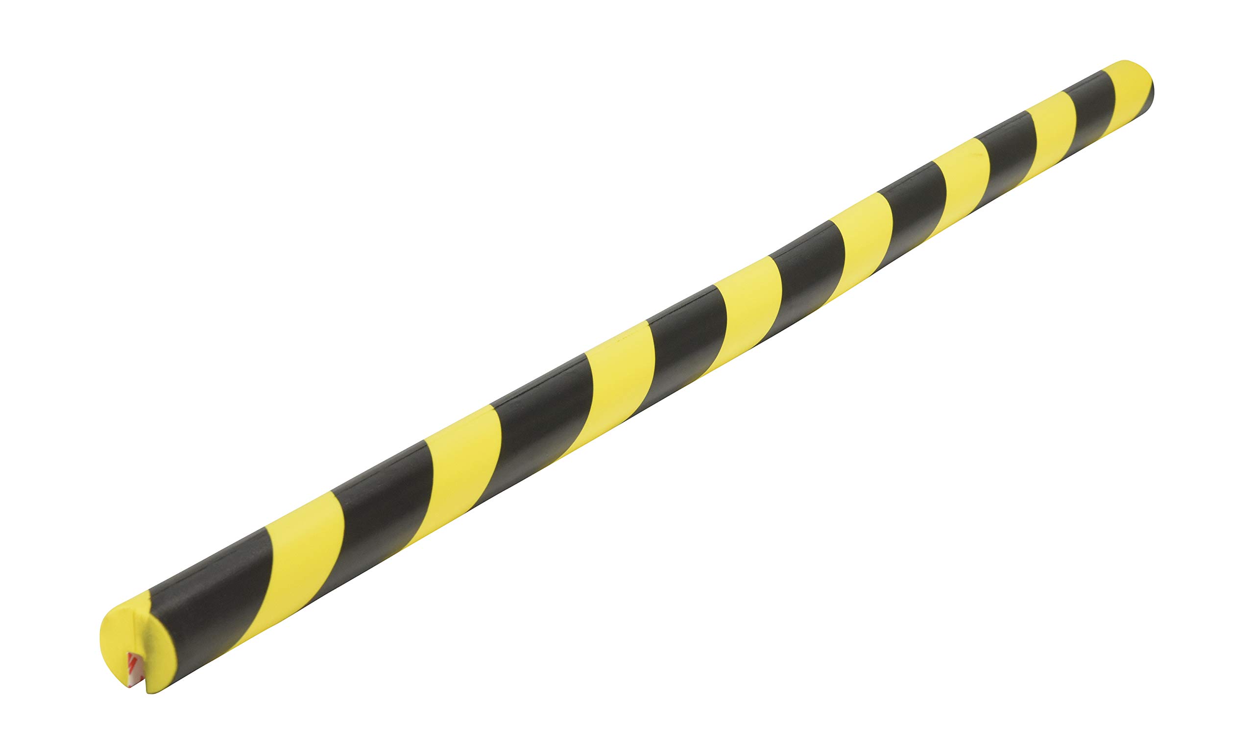 Vestil FEG-A Polyurethane Foam Edge Guard 40 In. Length x 5/16 In. Slot Width Black / Yellow
