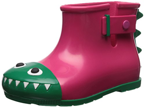 Mini Melissa Kids' Mini Sugar Fabula Rain Boot,Pink,5 Regular US Toddler