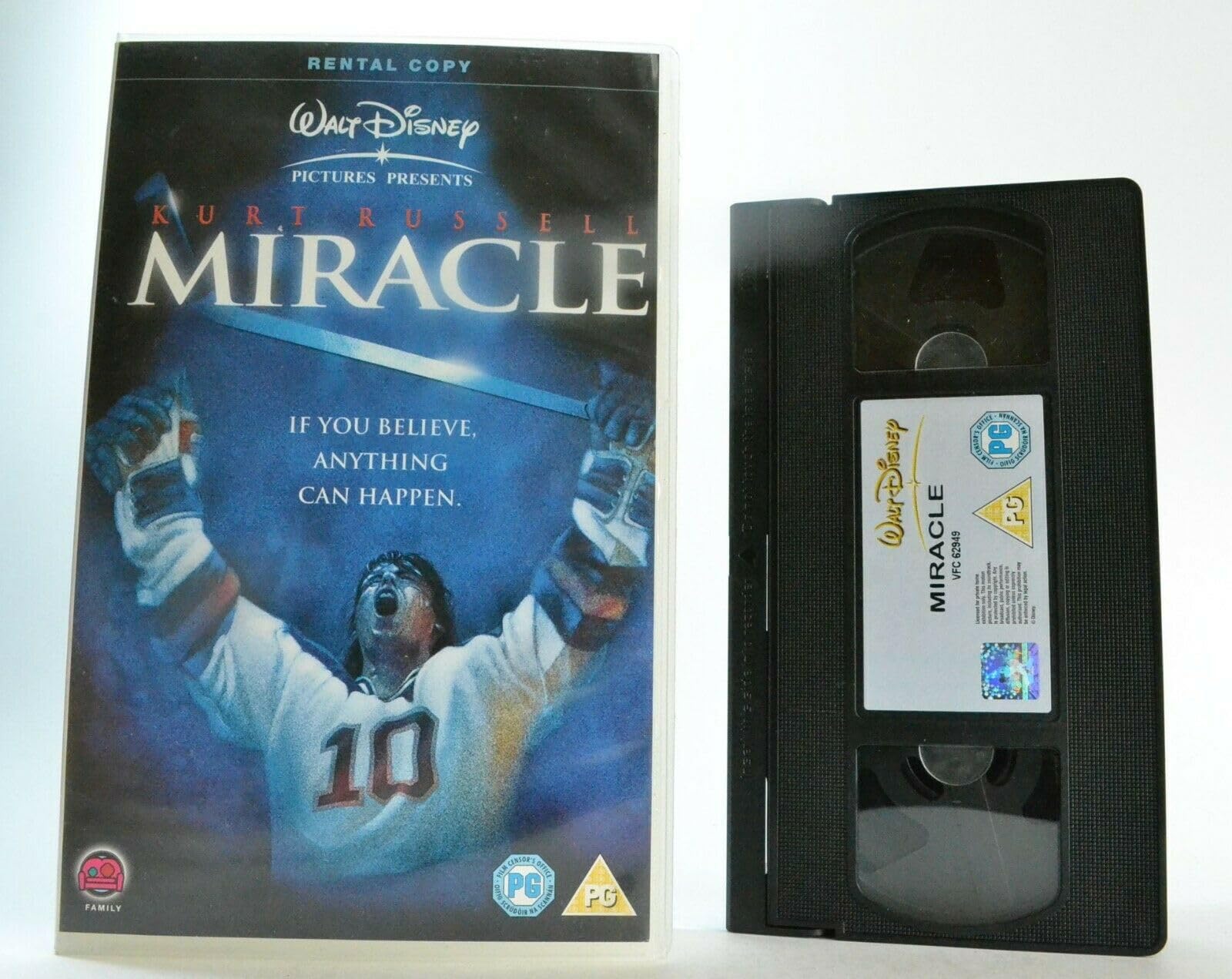 Miracle (2004); [Herb Brooks] Biographical Drama - Big Box - Kurt Russell - VHS