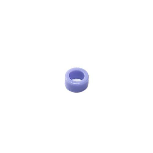 SNAWOP Dental Color Code Rings Multi-Colors Autoclavable Silicone Hygiene Instrument for Dentist (S, Purple)
