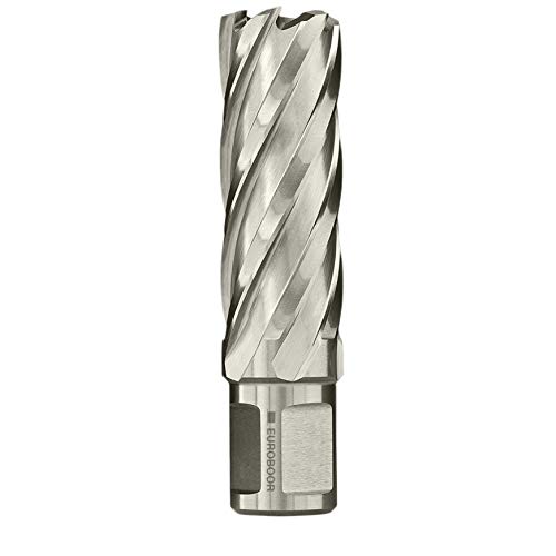 EUROBOOR Annular Cutter - 11/16" Diameter HSS Cutter & Pin with 2" Cut Depth & Weldon Shank - HCL.11/16