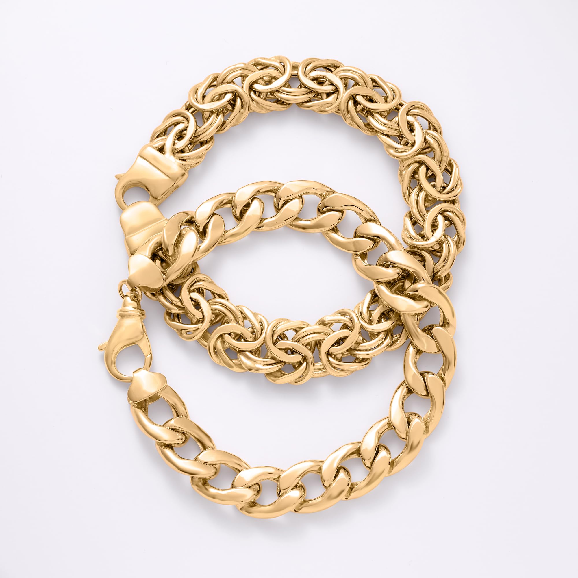 Canaria 10kt Yellow Gold Curb-Link Bracelet. 8 inches