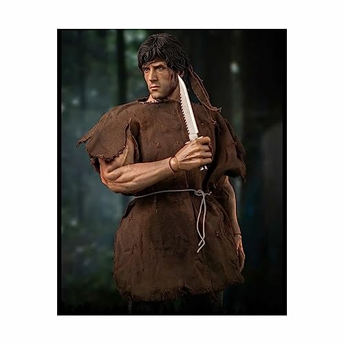 threezero Rambo: First Blood John Rambo 1:6 Scale Collectible Figure,Multicolor