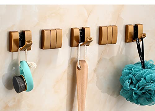 EYHLKM Coat Hooks for Wall Solid Aluminum Heavy Duty Conceal Folding Coat Hat Scarf Bag Towel Key Hook Retractable Black Single Hook ( Color : D , Size : As The Picture Shows )