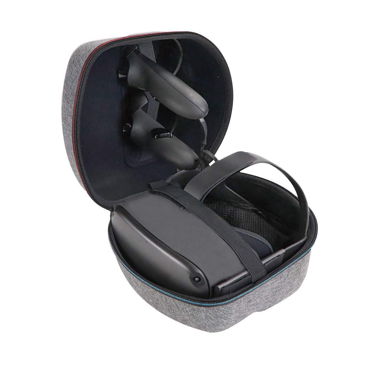Oriolus Hard Case for Oculus Quest VR Gaming Headset and Controllers Accessories Waterproof Carrying case (Gray)