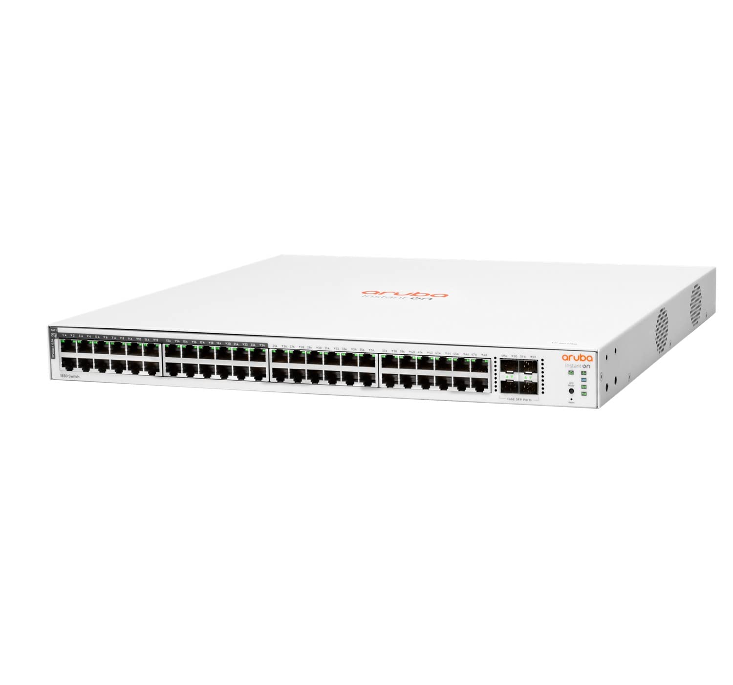 HPE Aruba Instant On 1830 48G 24p Class4 PoE 4SFP 370W Switch (JL815A)