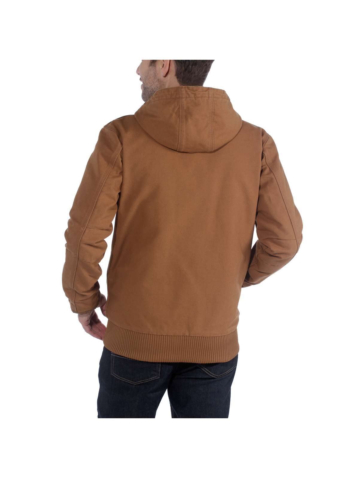 Carhartt mens Active Jacket J130 (Regular and Big & Tall Sizes) Work Utility Outerwear, Carhartt Brown, X-Large US