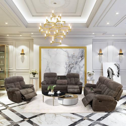 FUOROLA Berjaya Microfiber Living Room Sofa Set for Living Room, Game Room, Guest Room,Dormitory, Hotel