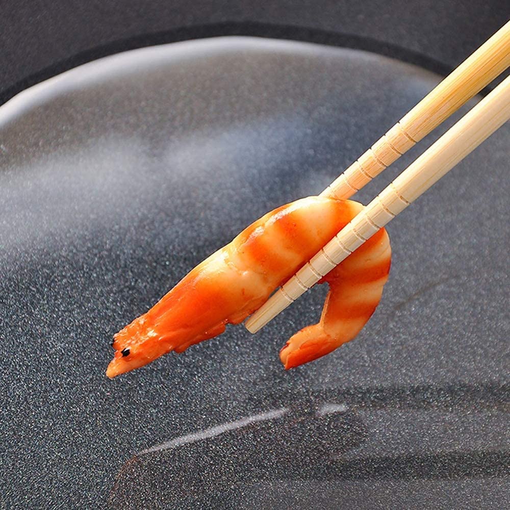 chop sticks,Reusable Chopsticks Cooking Chopsticks, Japanese Wooden Extra Long Reusable Bamboo Chopsticks Non Slip For Hot Pot, Noodle,Deep Frying,13inch (Size : 5pairs)