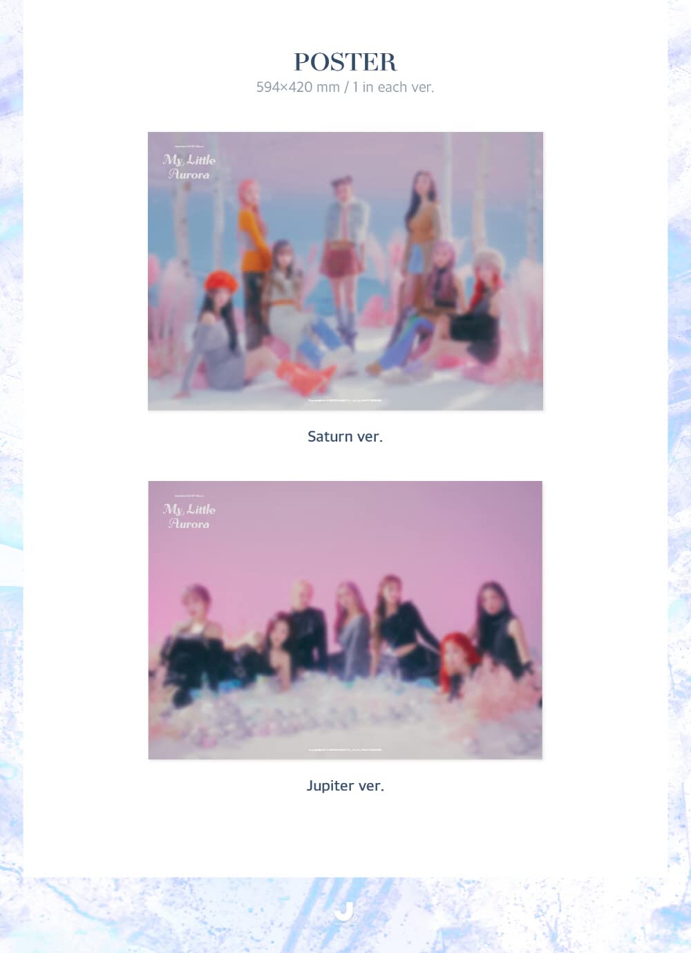 cignature - 3rd EP Album My Little Aurora CD (Jupiter ver., CD Only (No Poster))