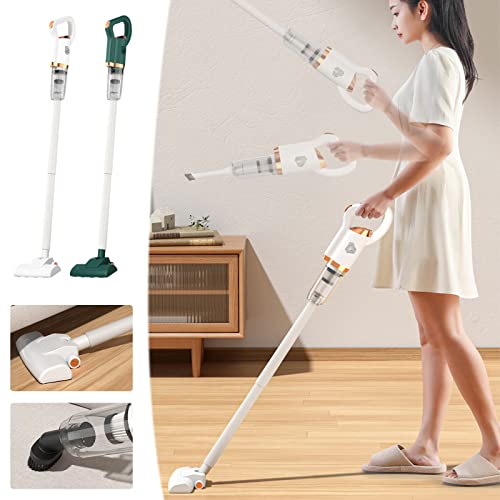 MORESEC Cordless Vacuum Cleaner, 2-in-1 Stick Vacuum Cleaner Integrated Blower and Floor Mop, 2000mAh Lightweight Quiet Cordless Vacuum Cleaner for Carpet, Car, Hardwood Floor & Pet Hair